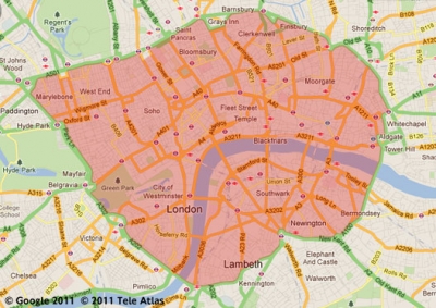 London Congestion Zone Information for Visitors and Tourists